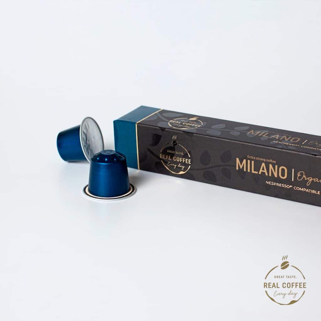 Pack 80 Cápsulas Café Espresso Milano, World´s Strongest Organic Coffee ...