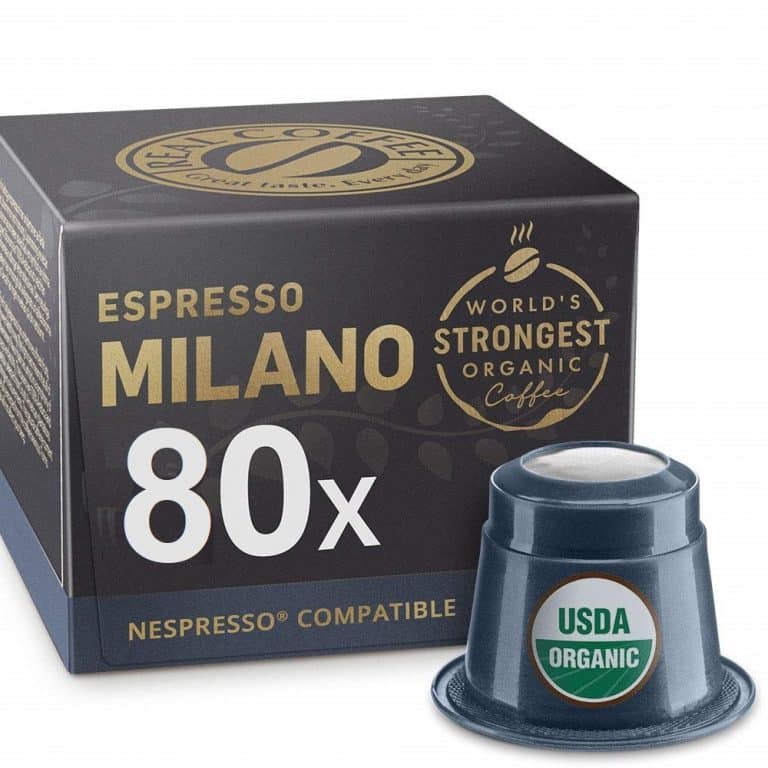 Pack 80 Cápsulas Café Espresso Milano, World´s Strongest Organic Coffee ...